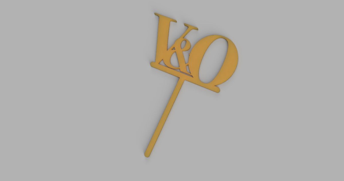 Topper V&O by Sébastien Genos | Download free STL model | Printables.com