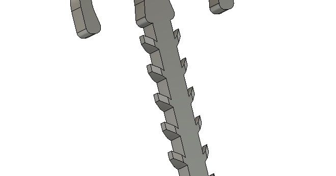 Wire mount for wall (1 and 2 cables) by rpg_prusa | Download free STL ...