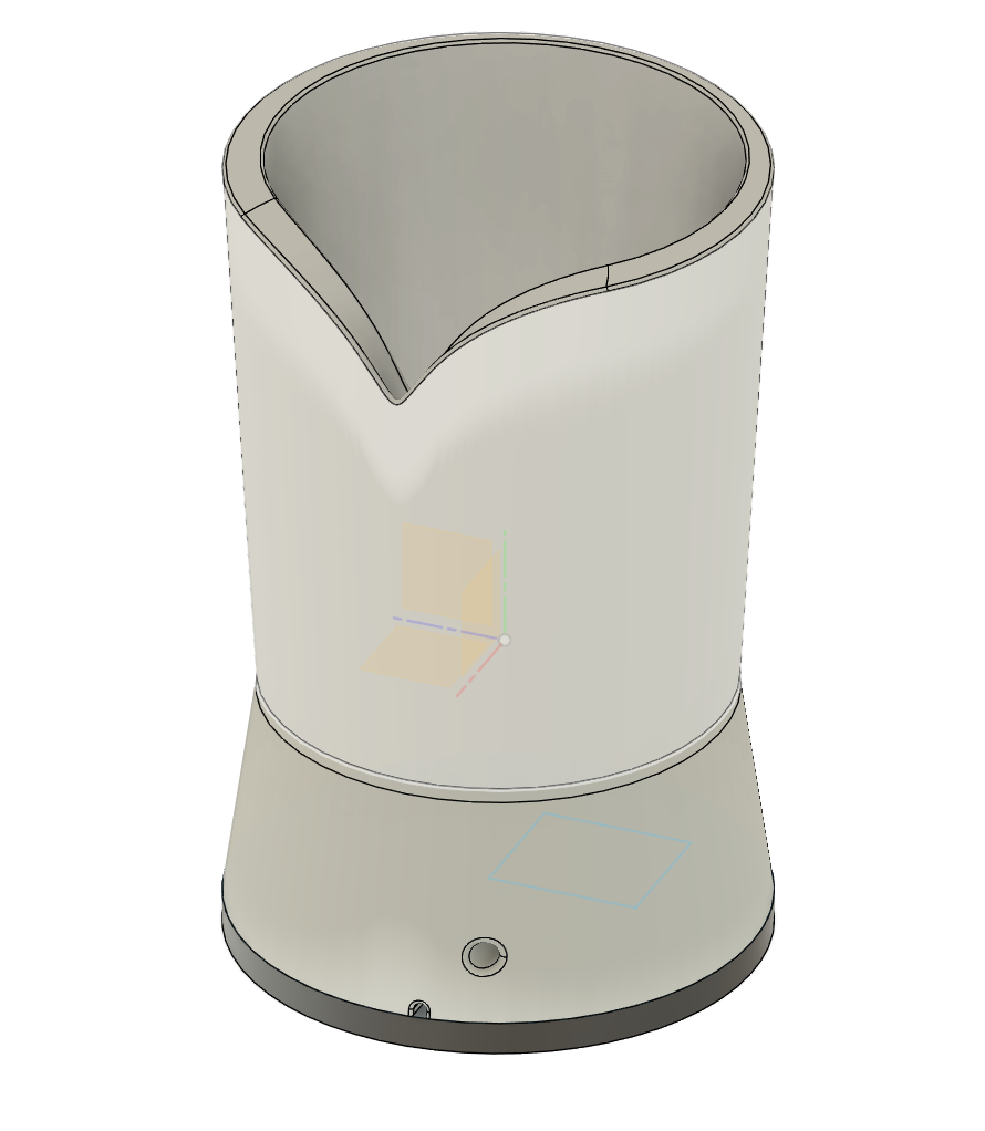 Automatic watering vase by plecto | Download free STL model ...
