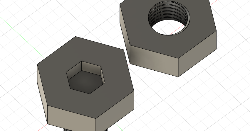 M20 Thread + Nut. Optimized clearence and rounded edges for durability ...