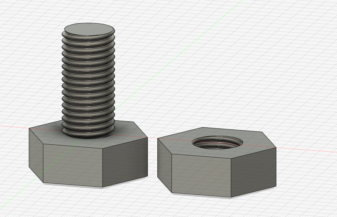 M20 Thread + Nut. Optimized clearence and rounded edges for durability ...