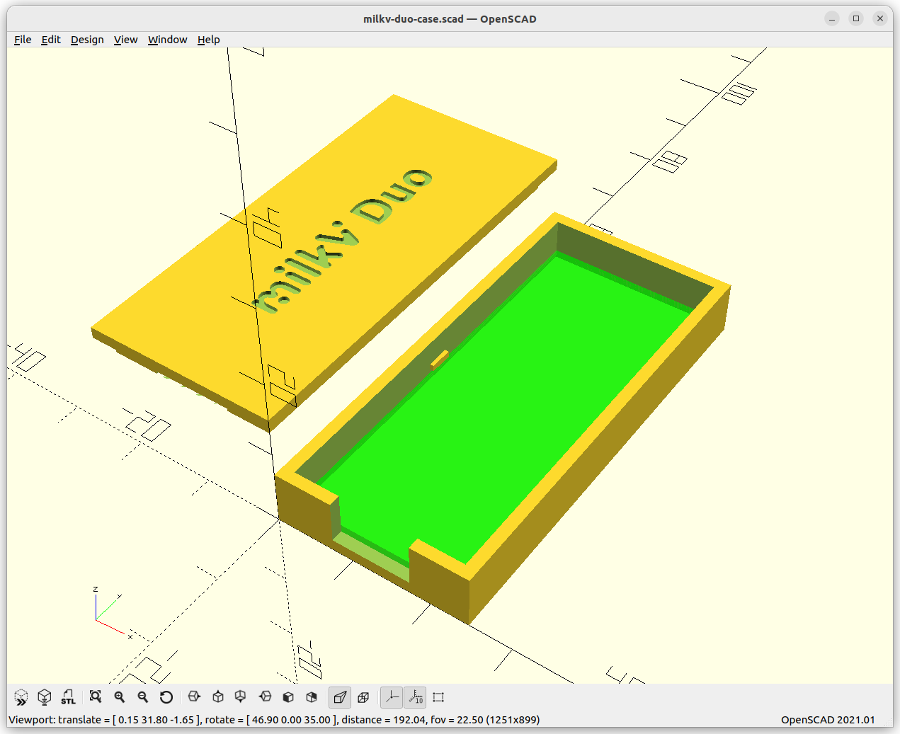 Milk-V Duo Basic Case / Ethernet Extension Case by spiritdude ...