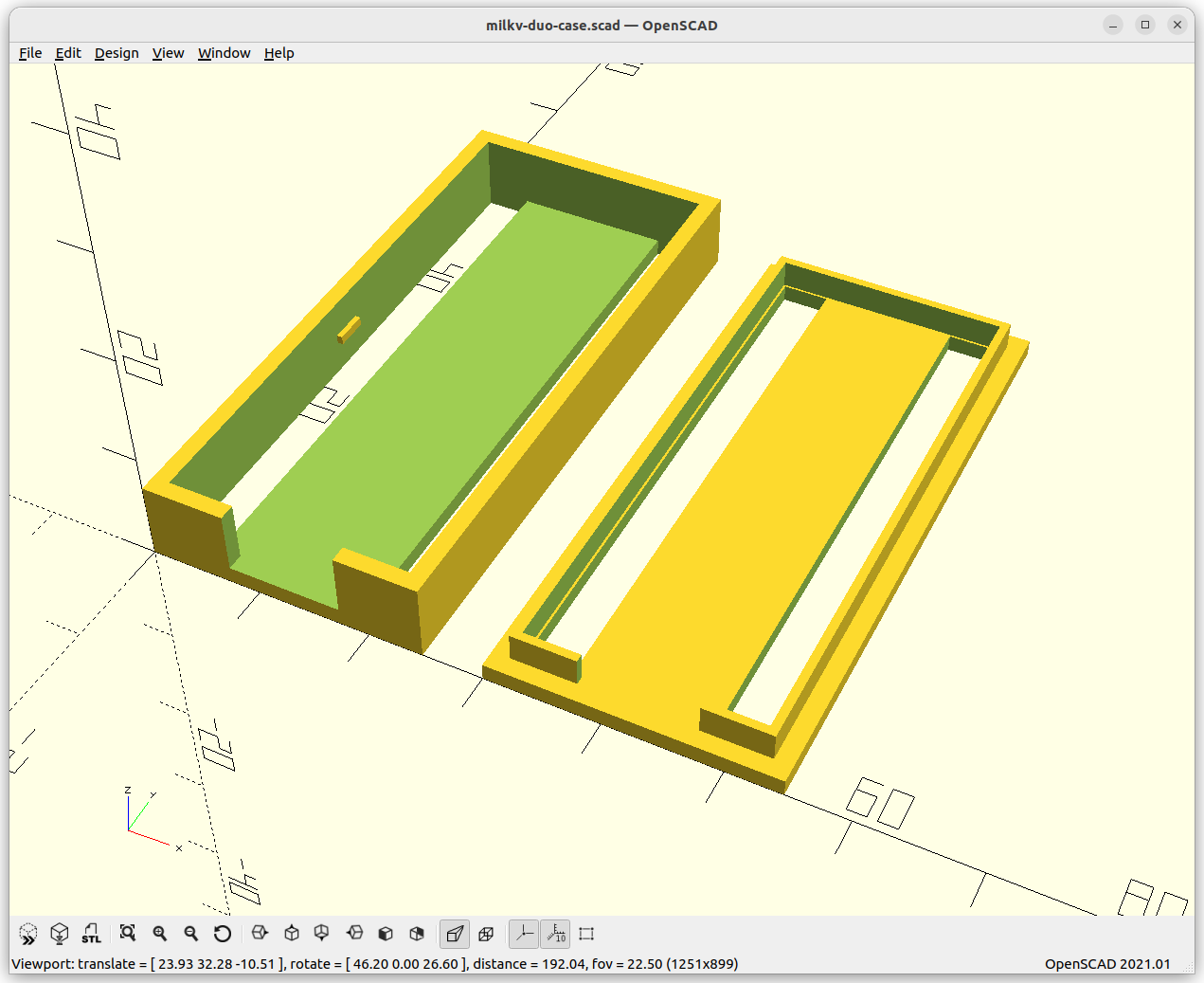 Milk-V Duo Basic Case / Ethernet Extension Case by spiritdude ...