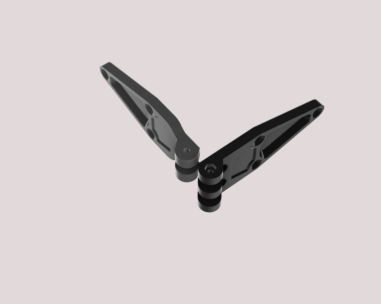 270° Hinge with M3 pivot by Leo | Download free STL model | Printables.com