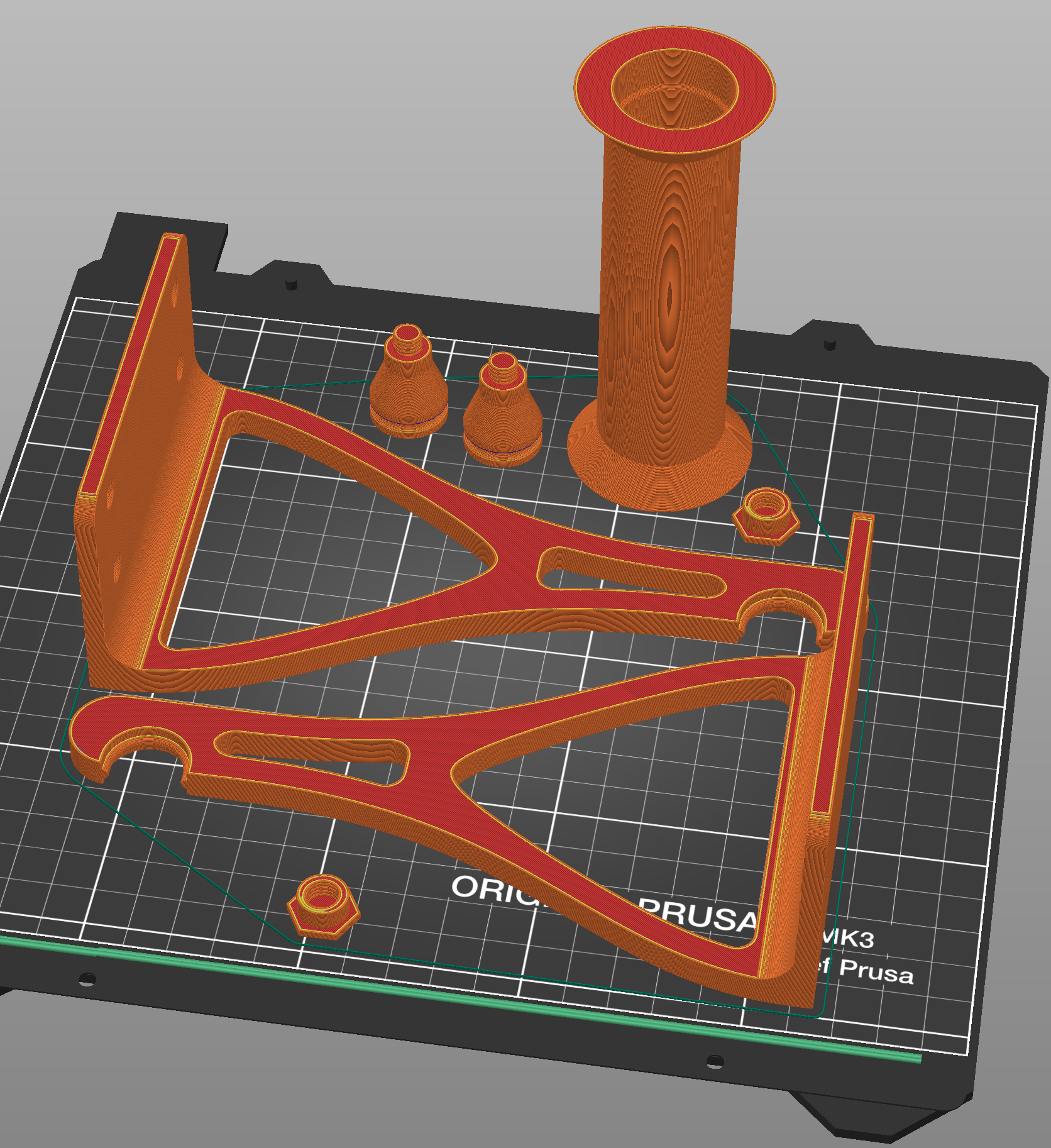 Wall Mounted Filament Spool Holder with Ball Bearings by thomergil ...