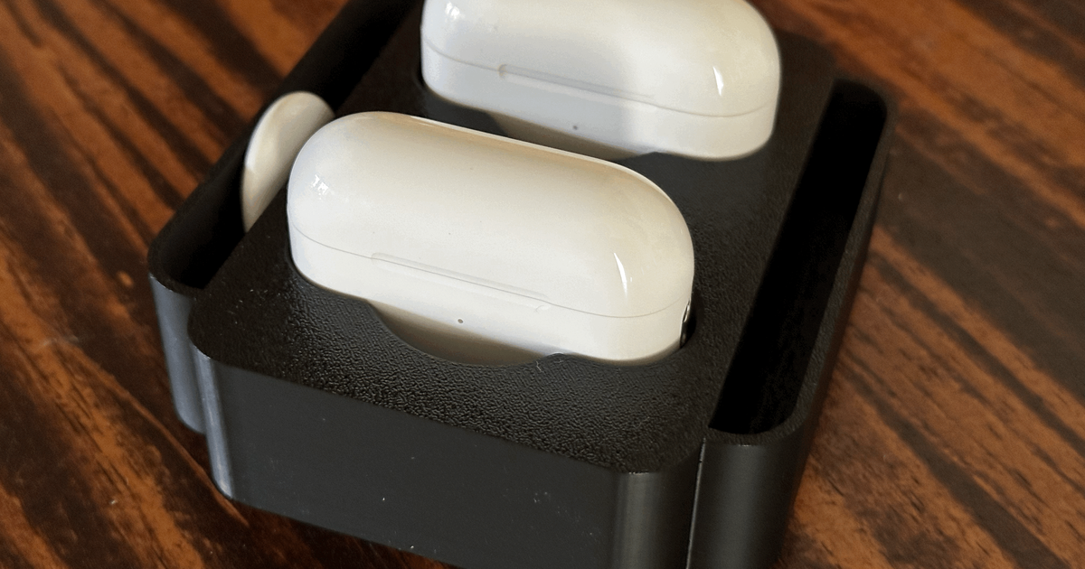 AirPods Pro and Pro 2 Double Case Holder (REMIX) by en-x | Download ...