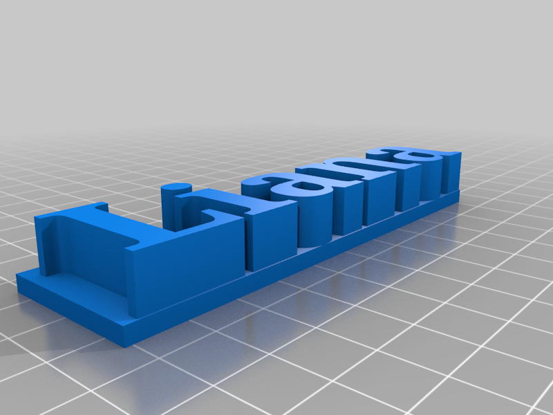 Customizable Nameplates by Pillowheadzz | Download free STL model ...