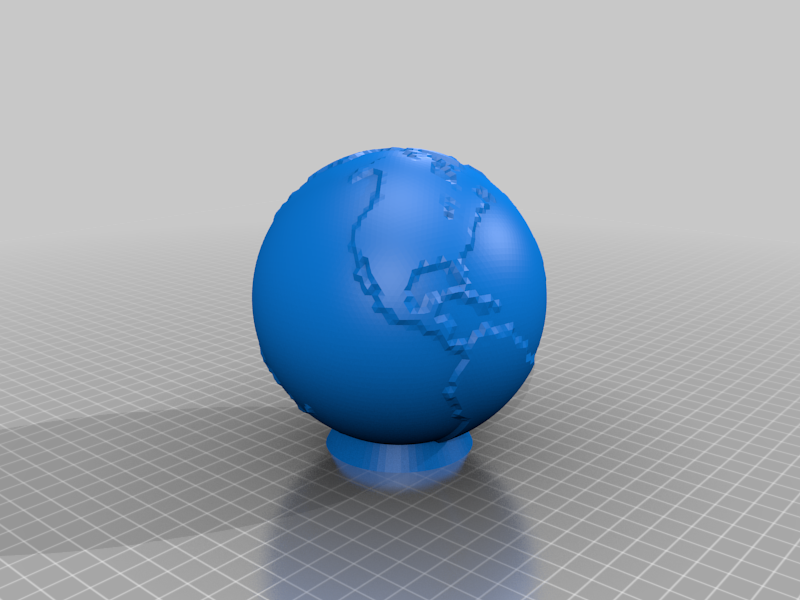 Earth heightmap by Stefan | Download free STL model | Printables.com