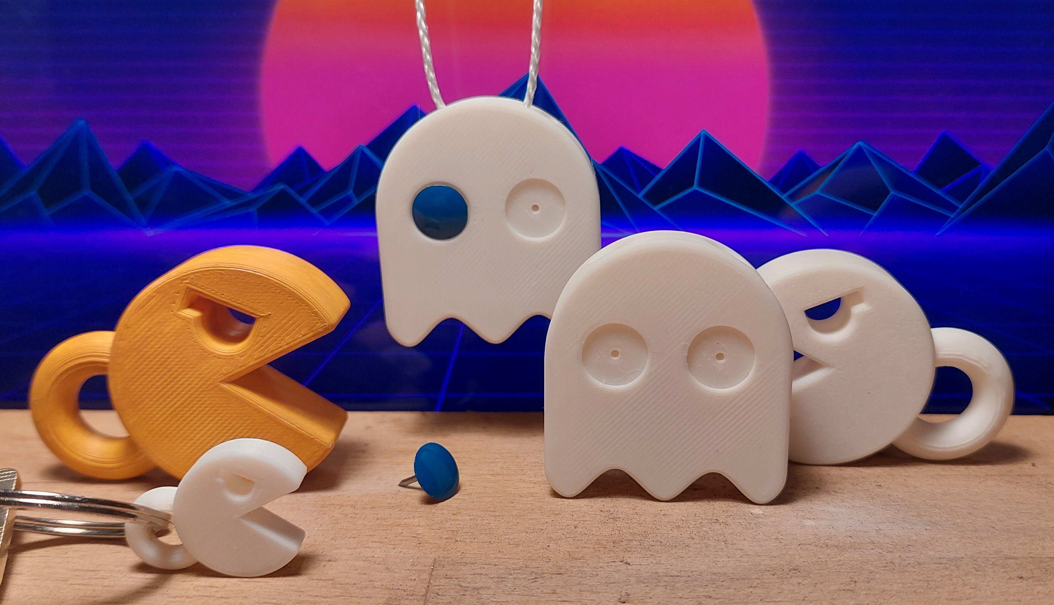 Angry Pac-Man and Enemy/Ghost with pins as eyes by Fredwood | Download ...