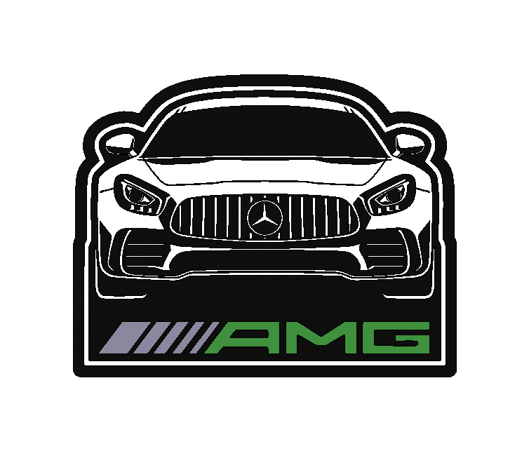 AMG Mercedes LightBox LED Lamp by braga3dprint | Printables Store