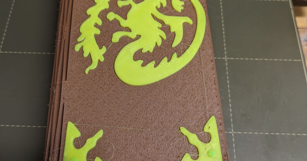 Mal's Spellbook Cover for Book Dice Box by Jaxal1 | Download free STL ...