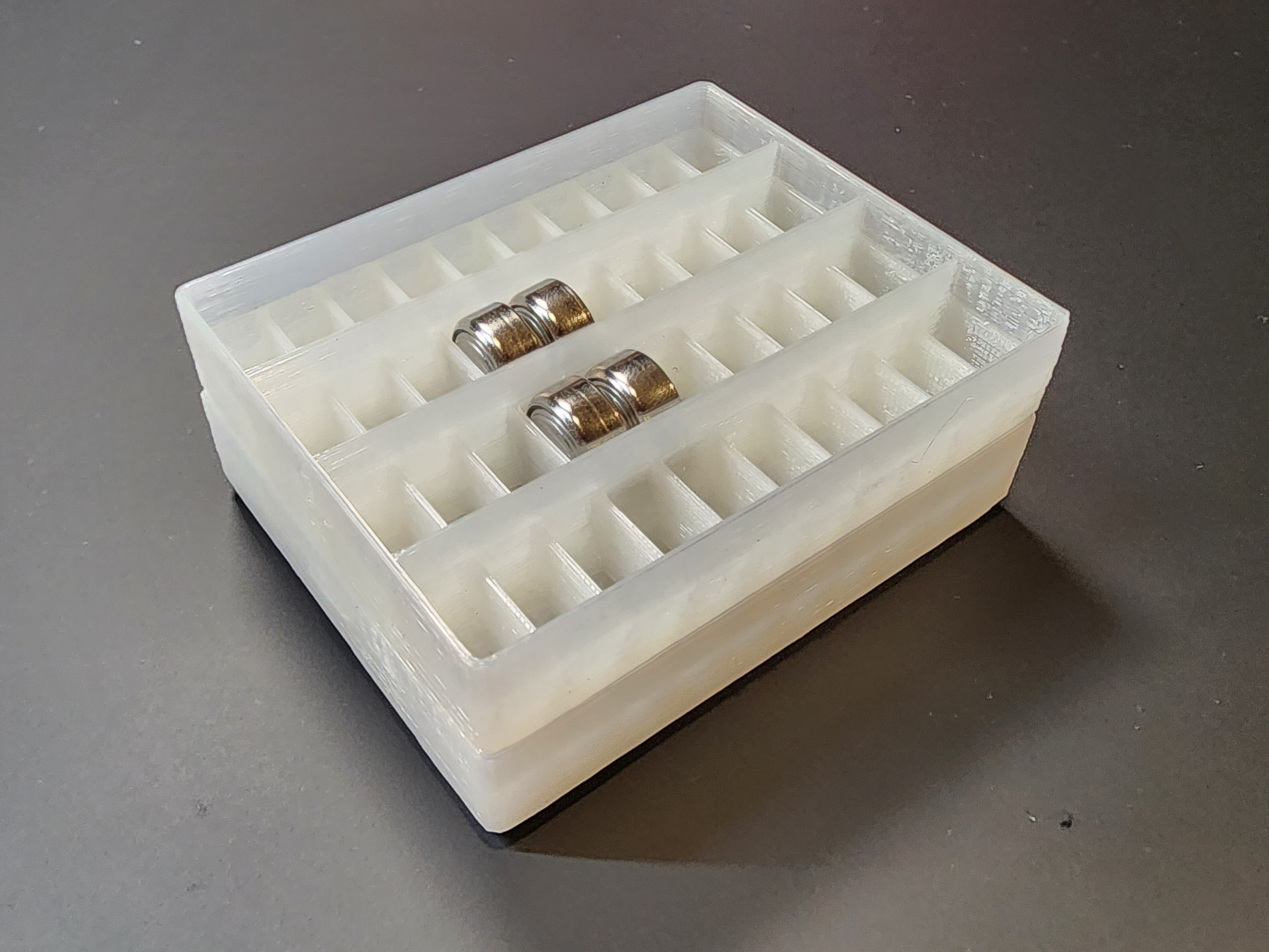 #0102 Click-n-Lock Stackable LR44 Battery Tray by BuildX | Download ...
