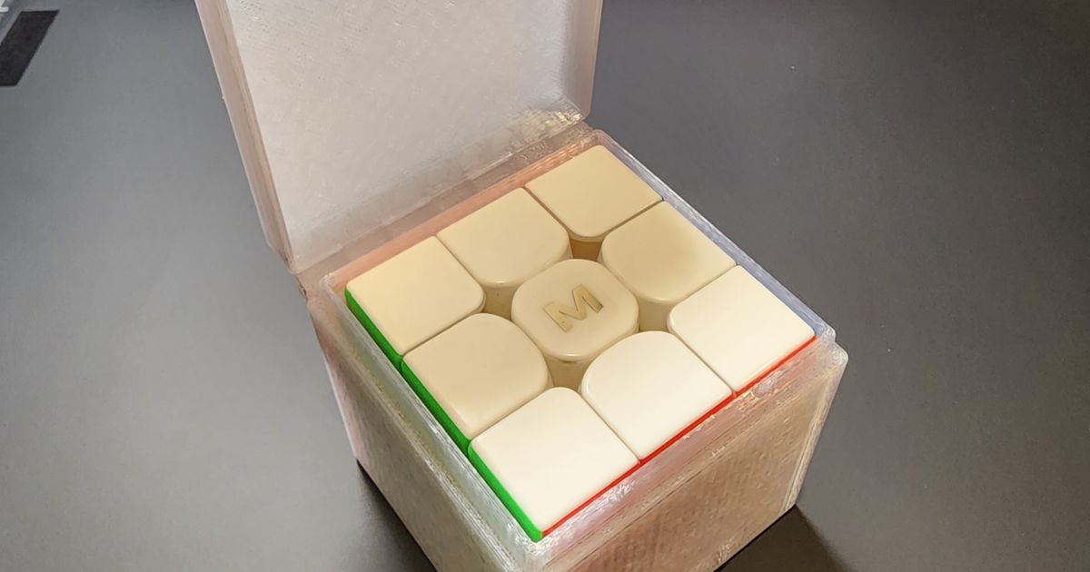 #0106 Hinged Box for the Moyu Magnetic Rubik's Cube by BuildX ...