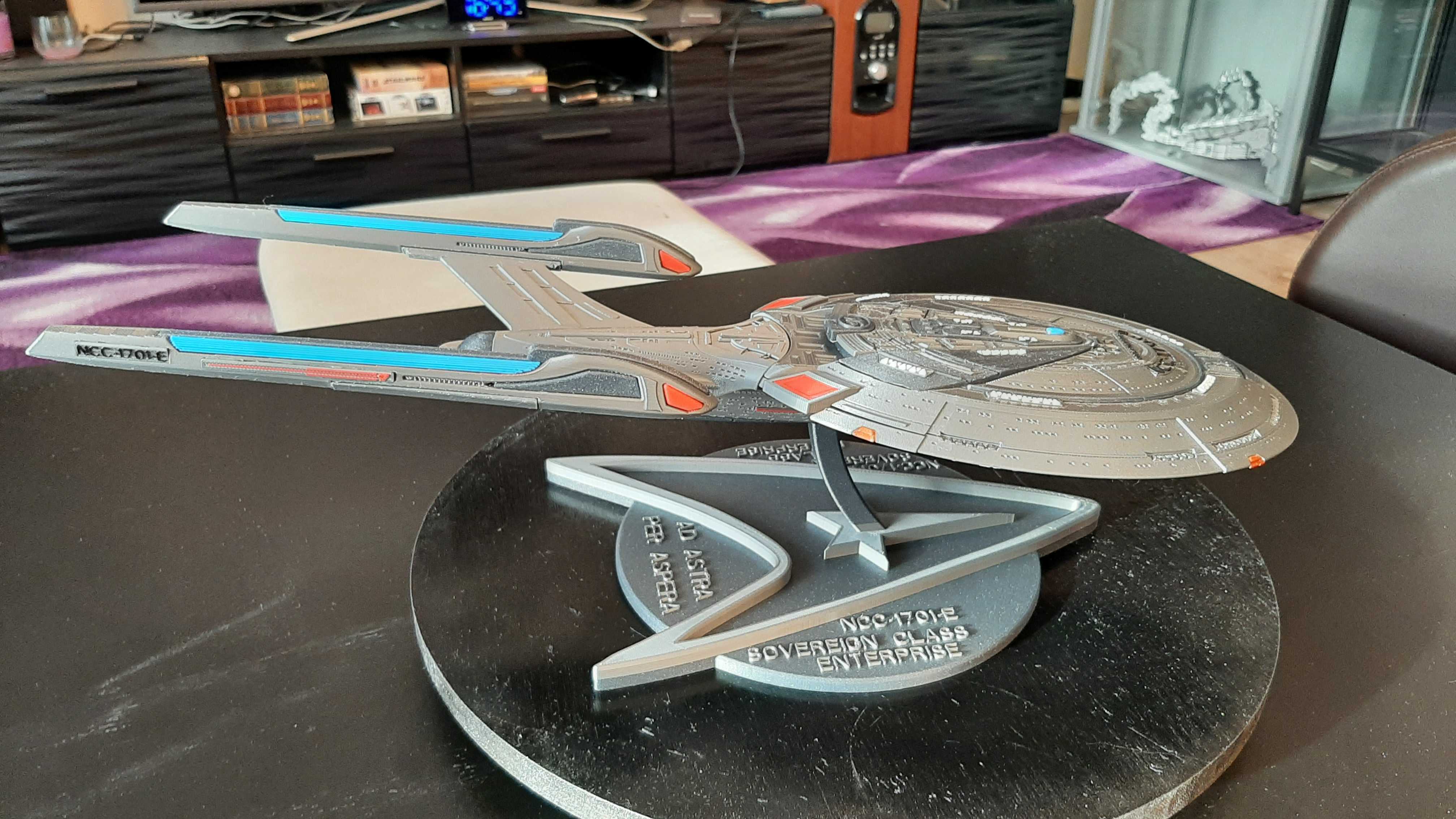 Enterprise-E Sovereign Class by Martin | Download free STL model ...