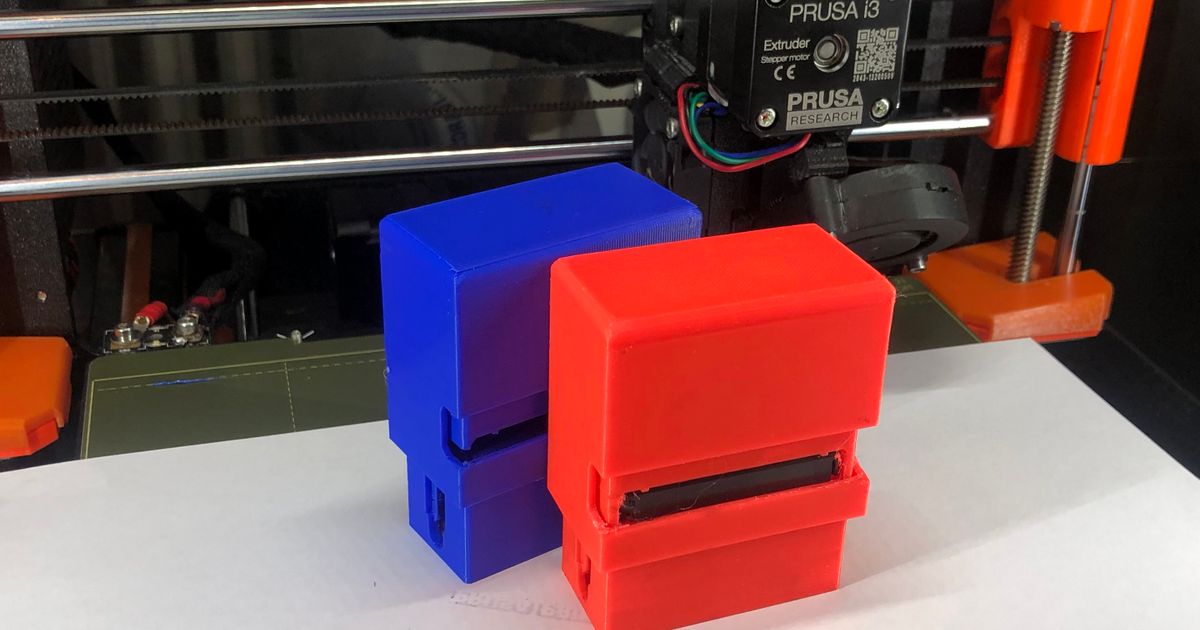 Self inking stamp (47x18 mm) by Devrosx | Download free STL model ...