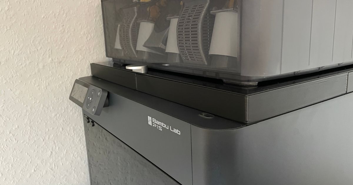 Bambulab P1S Glass Riser (no vent) by JonasTae | Download free STL model | Printables.com