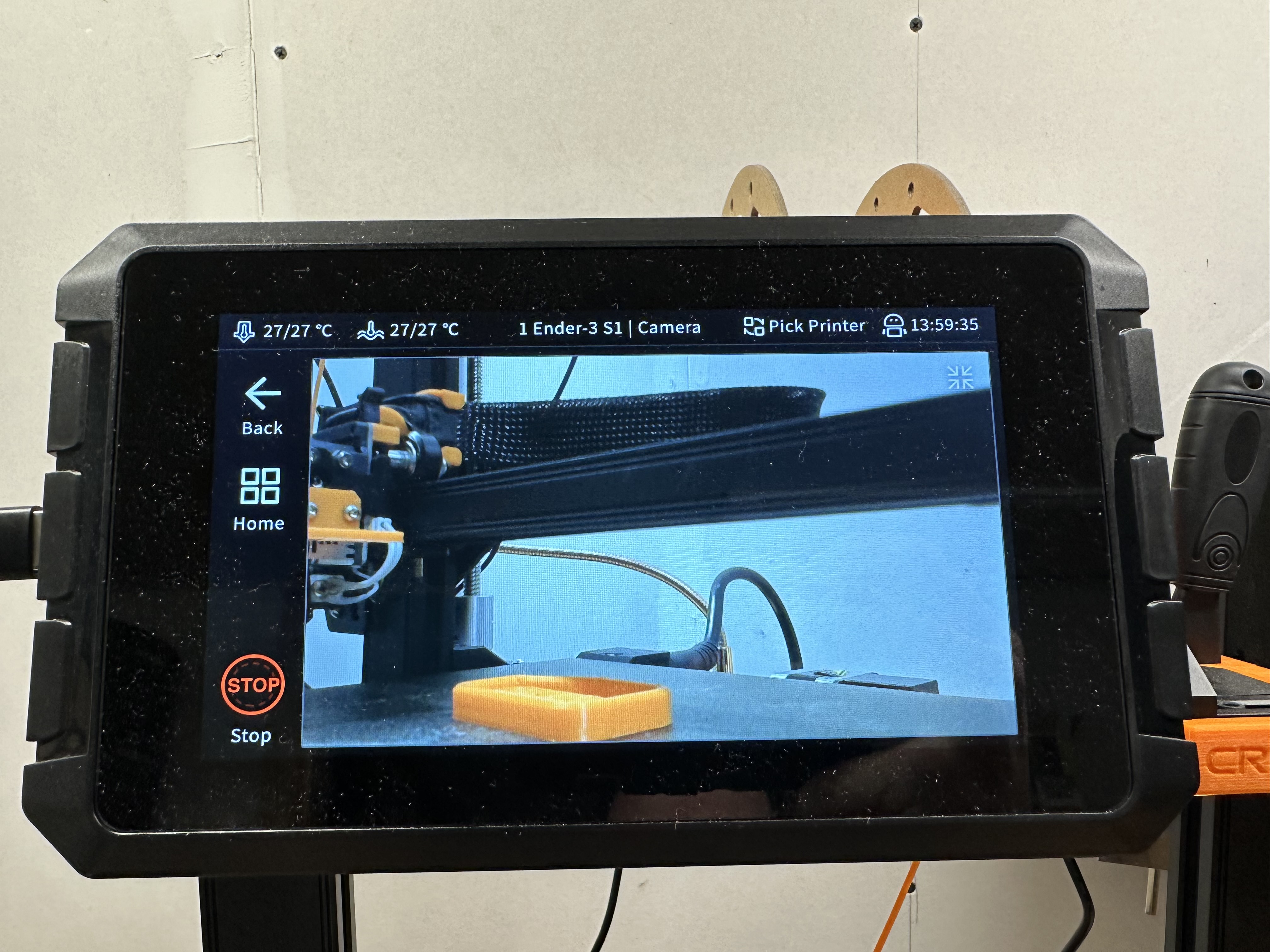 Logitech C270 Ender 3 S1 (Pro) Touchpad Delete Bracket Mount by The ...