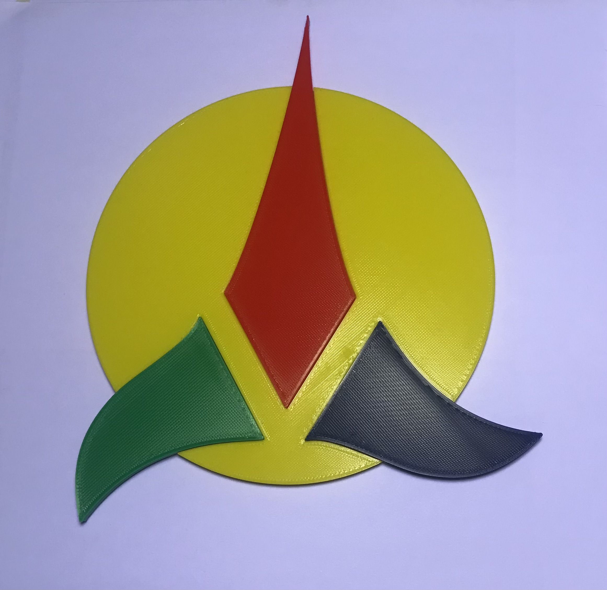 Klingon emblem by kane3D | Download free STL model | Printables.com