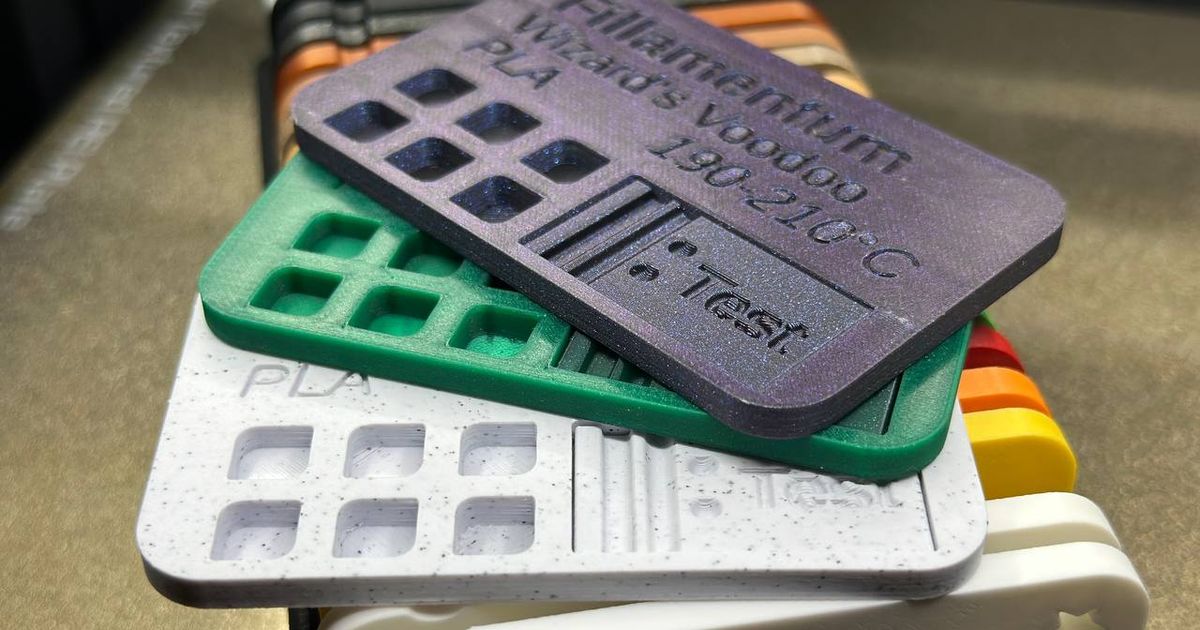 Filament Sample Swatches for Box from Zapador by BlackEternity ...