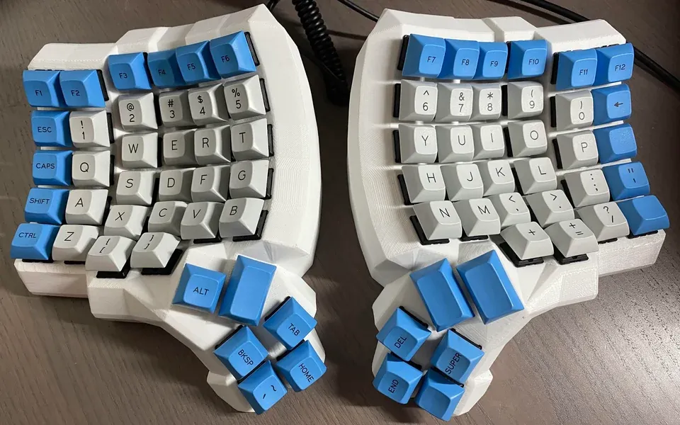 6x6 Dactyl Manuform by Kodou the Karambwan | Download free STL model | Printables.com