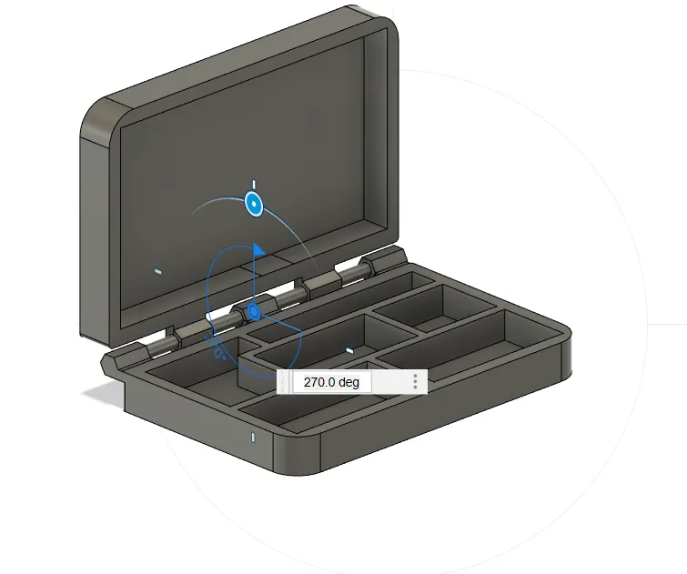 Hinged box with compartments by Im_3DPrintable | Download free STL ...