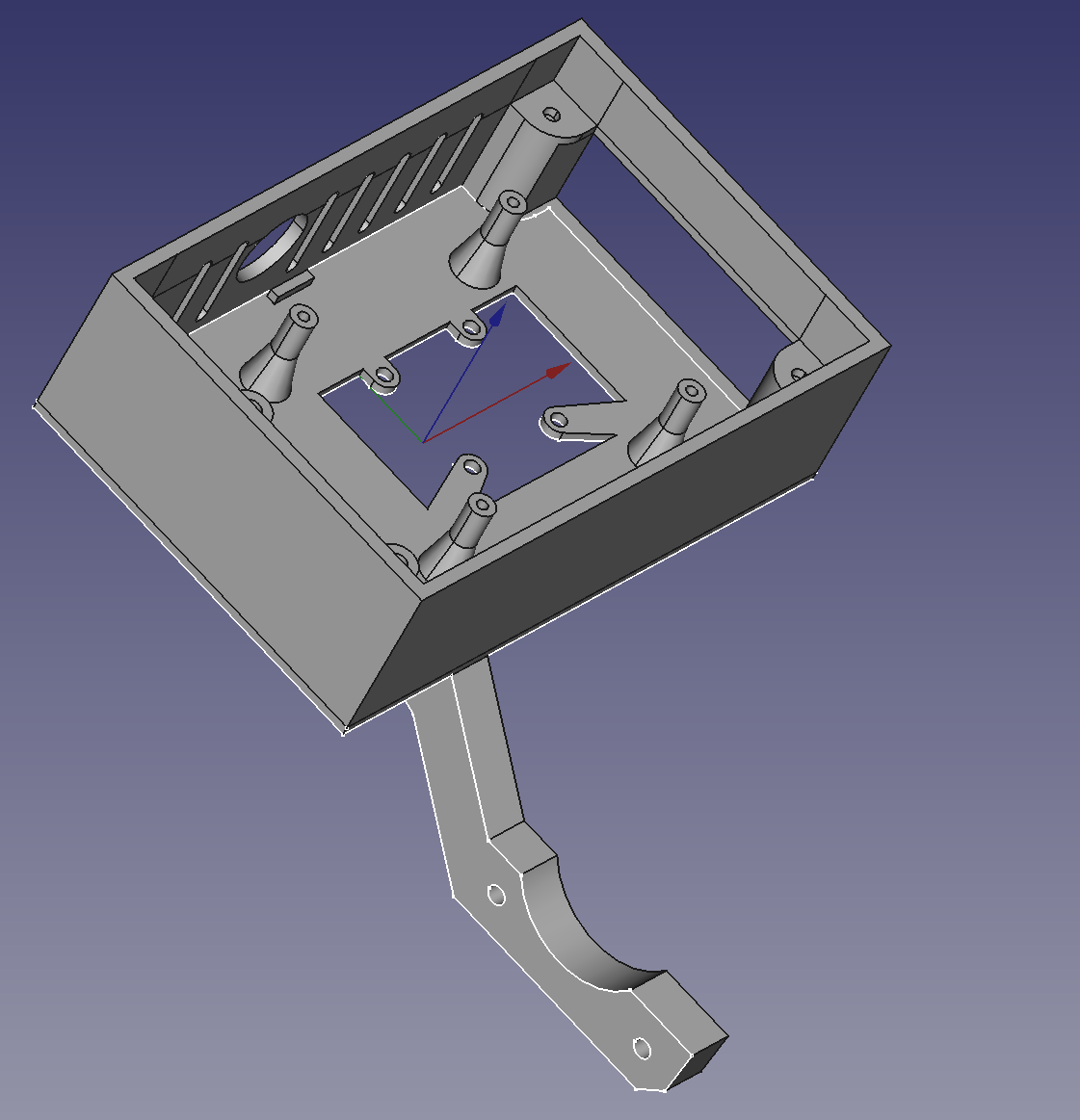 RPI4 + 5-inch Display original-prusa enclosure mount by Rogue Diode ...