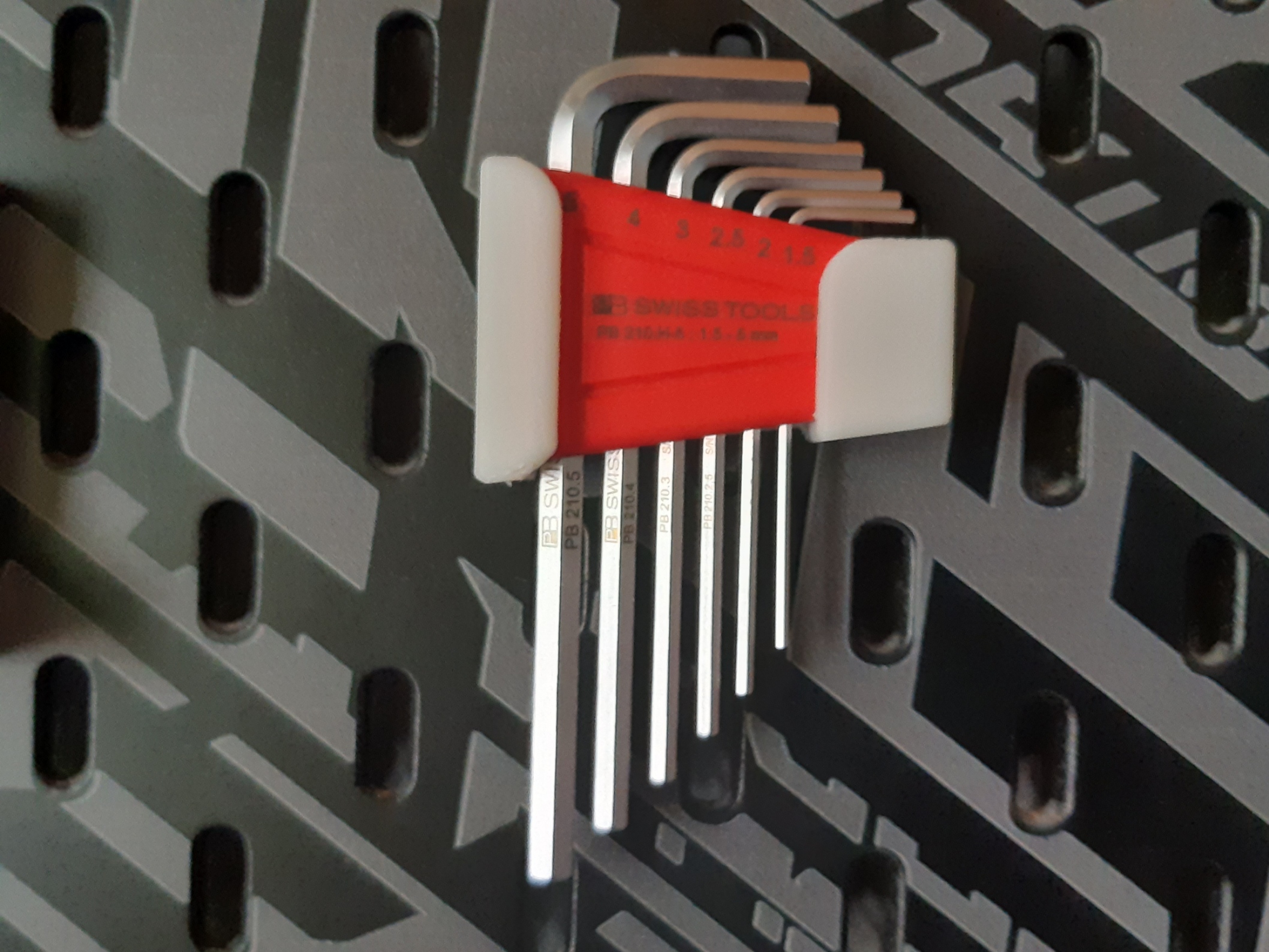 Ikea Skadis PB Swiss Hex key holder by Hexagon64 | Download free STL ...
