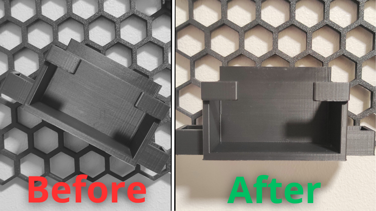Honeycomb wall slot adapter, 30 degrees by CaffeineMike | Download free ...