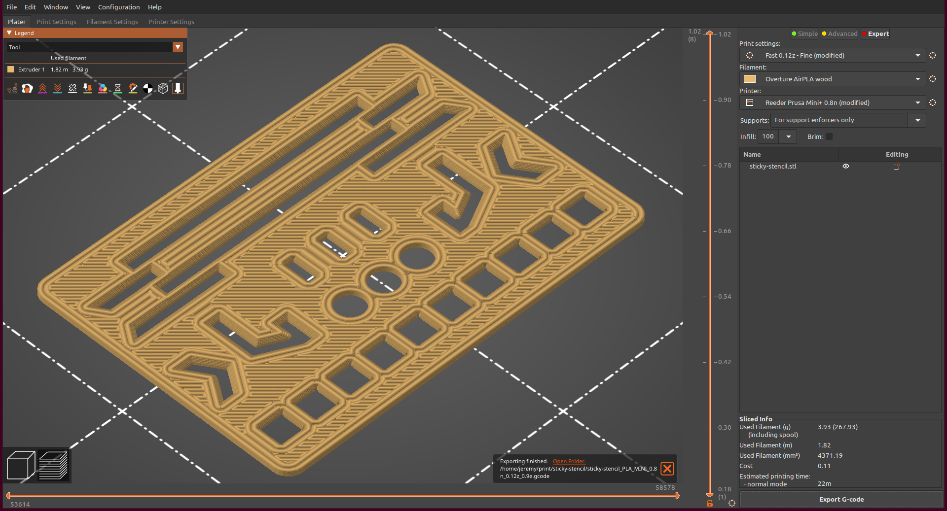 Title & List Stencil, Wallet/Sticky-size by Jérémy Reeder | Download ...