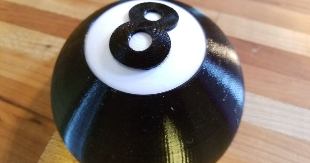 Open 8 Ball Separate Colors by eight_heads | Download free STL model ...