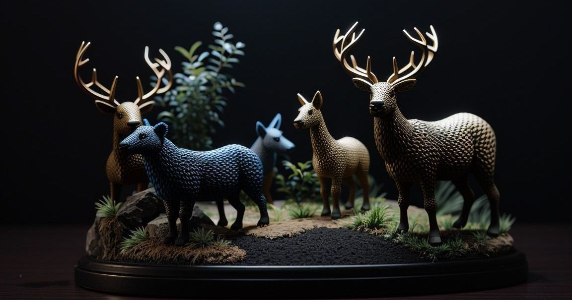 Animal Miniatures Collection V5 5 different Models! Follow Please! by ...