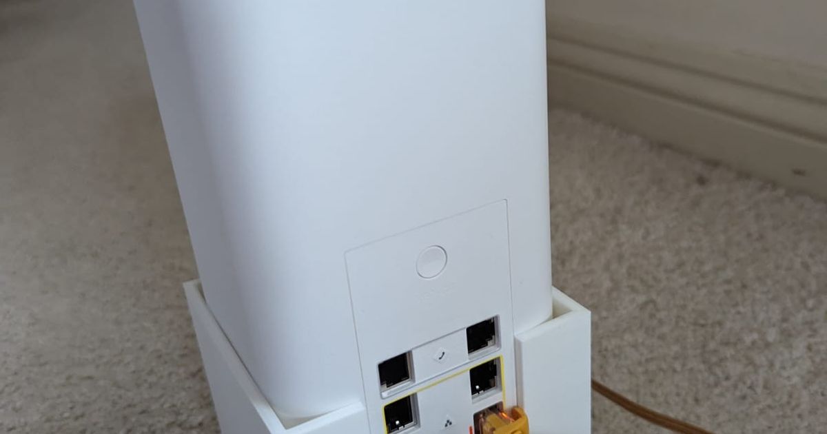 Wi-Fi Modem Stand (TG4482) by Rayd | Download free STL model ...