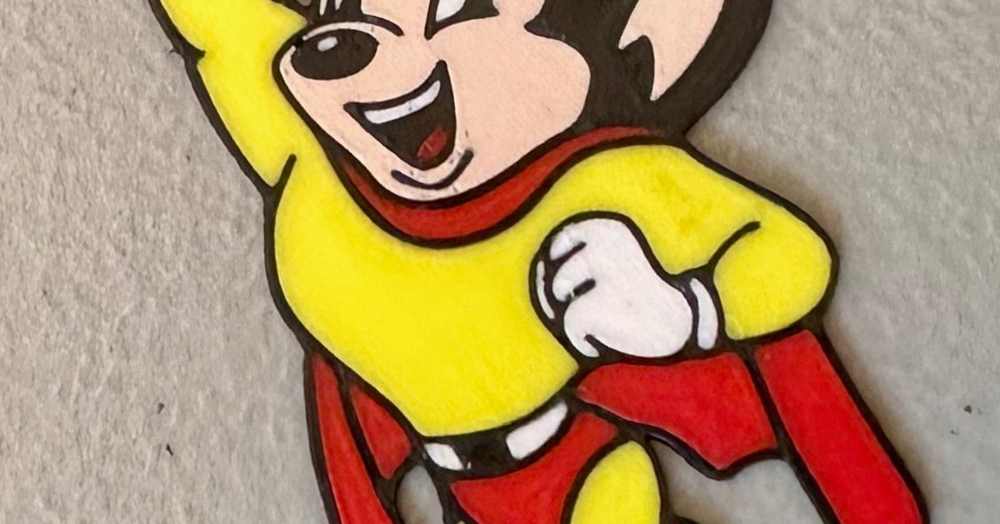 Multicolor Mighty Mouse Magnet by wotfan69 | Download free STL model ...