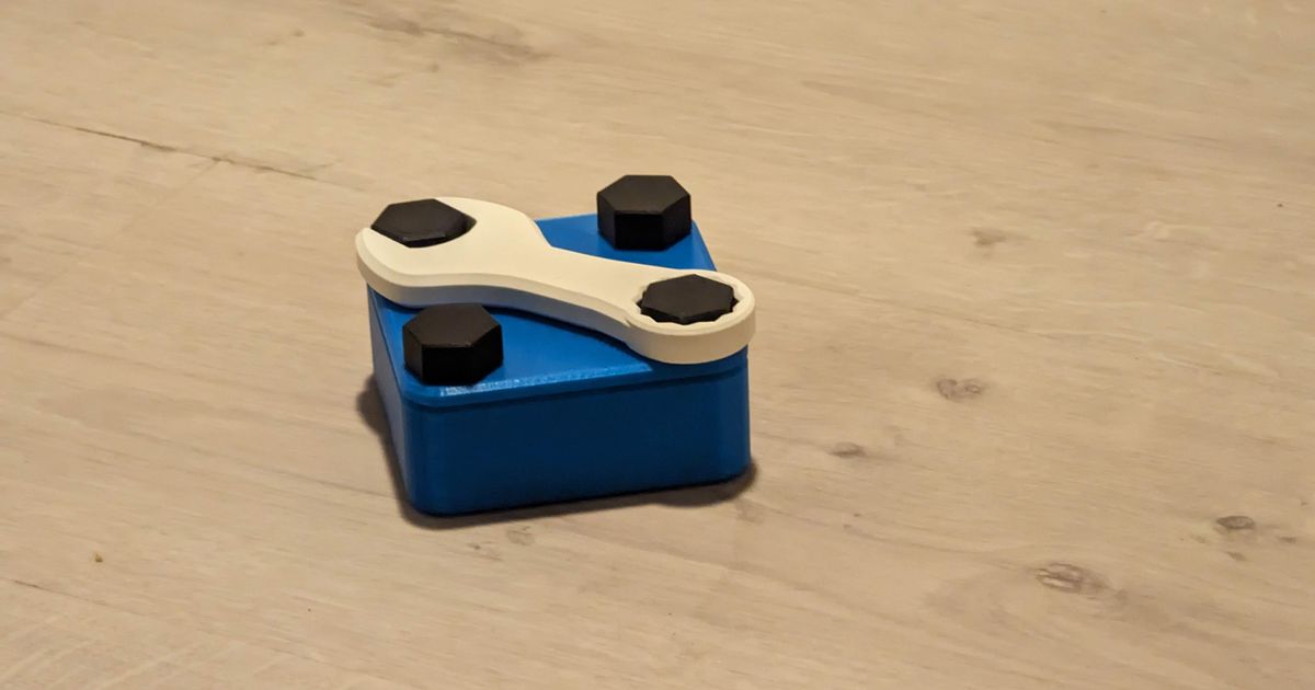 Kids Toy but smaller: Wrench (Spanner) and Bolt Box by Malte Makes ...