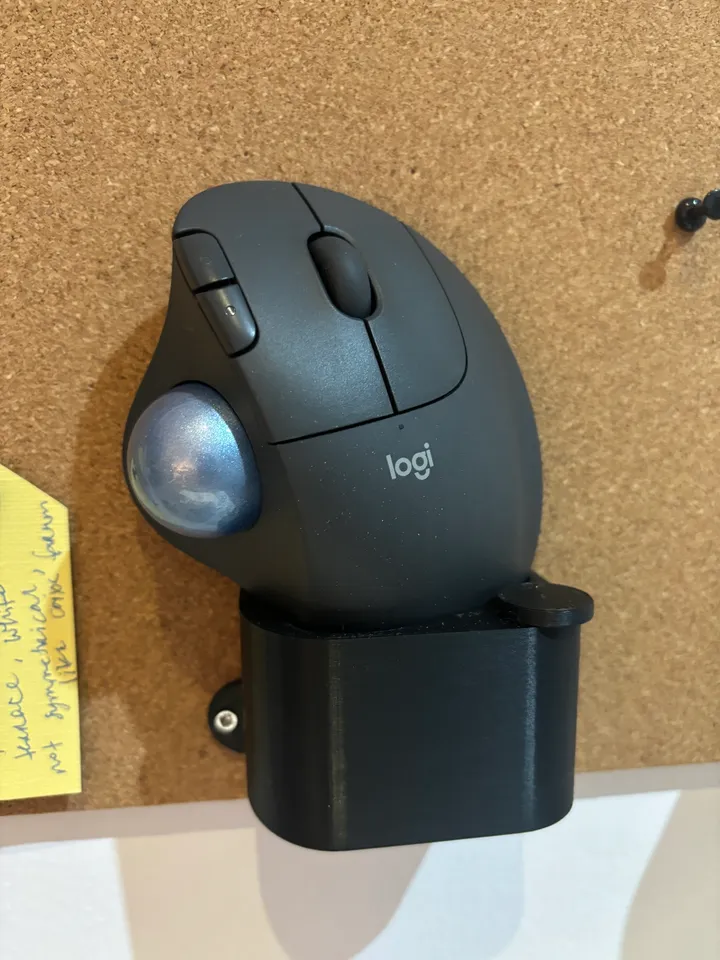 Logitech Mouse Holder by Dani Bautista | Download free STL model ...