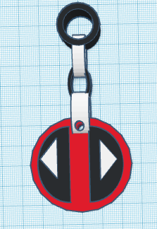 Deadpool keychain by Dr@gon_G0d1 | Download free STL model | Printables.com