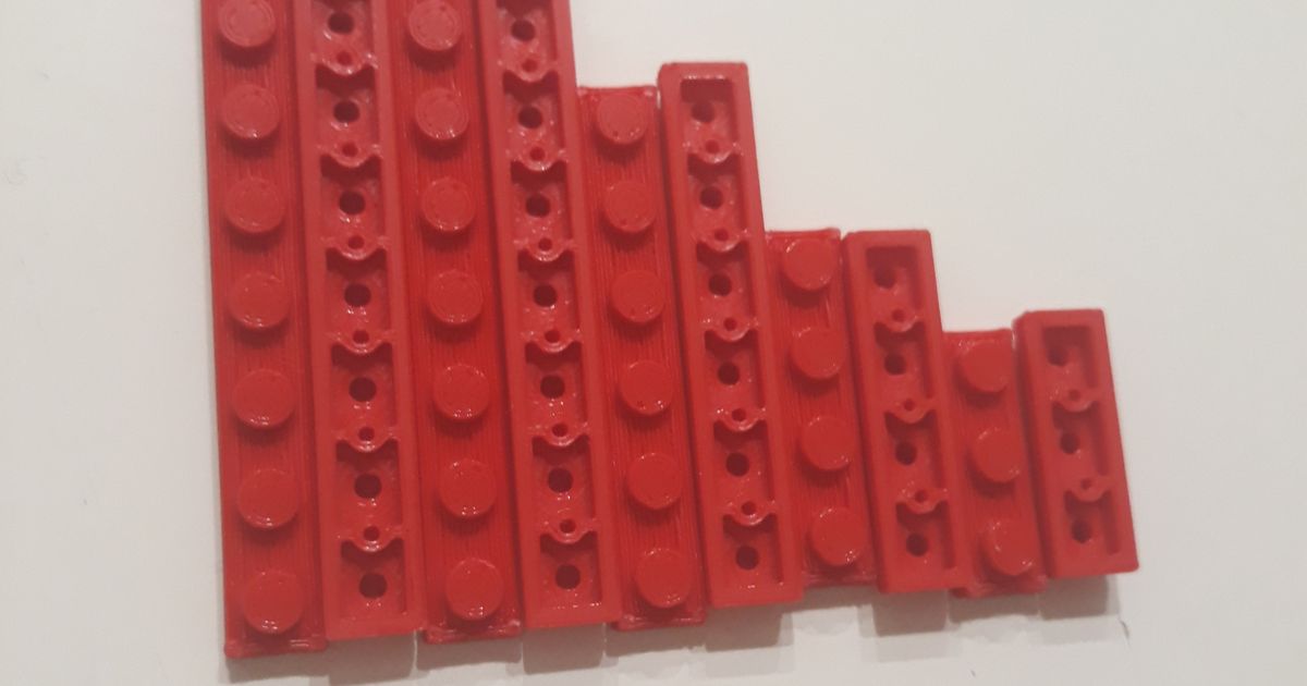 Set of Lego platforms 1 x 3/4/6/8/10 by Evgenym | Download free STL ...