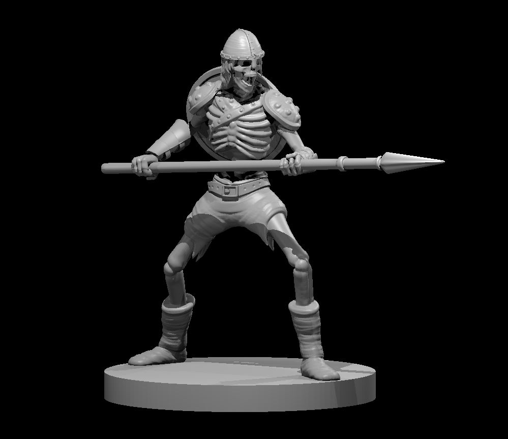 Skeleton Spearman by MZ4250 | Download free STL model | Printables.com
