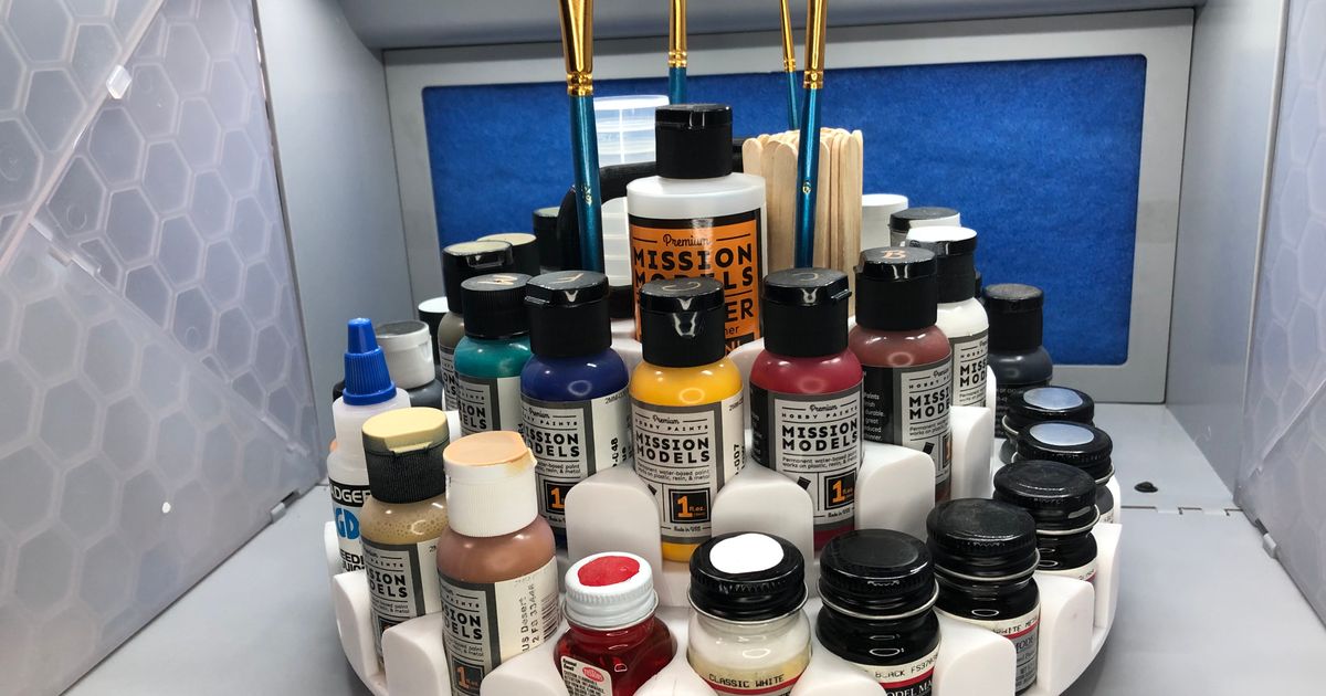 Paint Carousel by kellysparky | Download free STL model | Printables.com