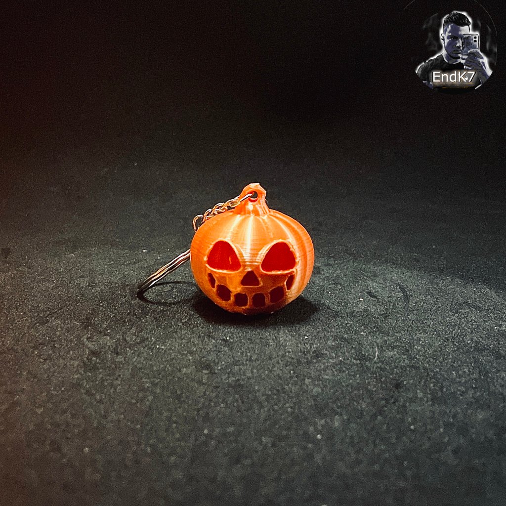 Halloween Pumpkin Keychain - 5 Variations - No Supports - Easy & Fast ...