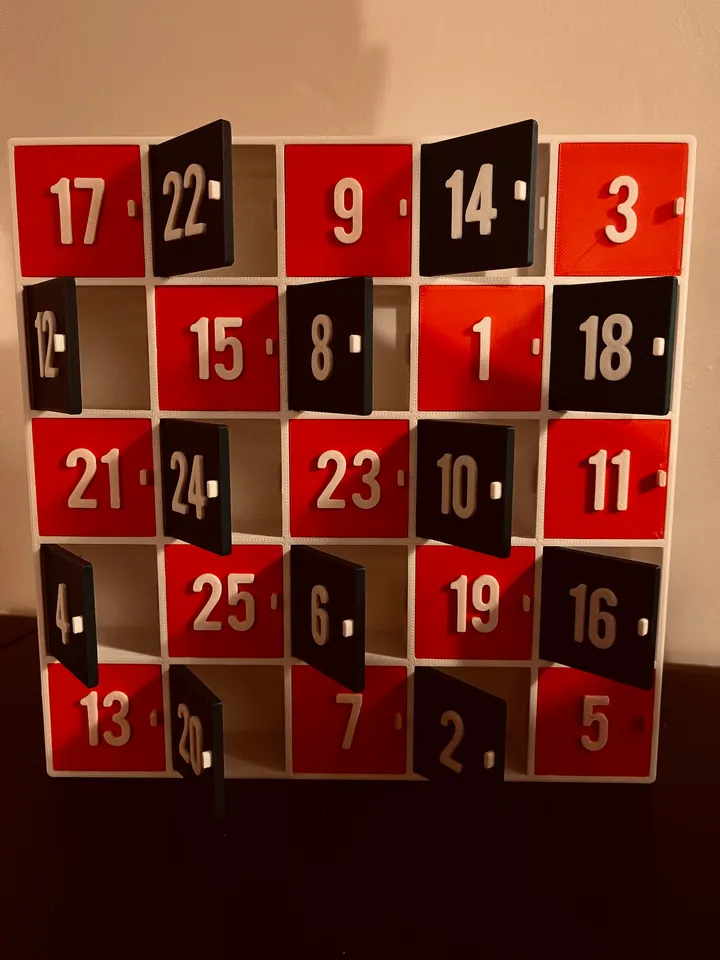 Advent Calendar by P100KLE | Download free STL model | Printables.com