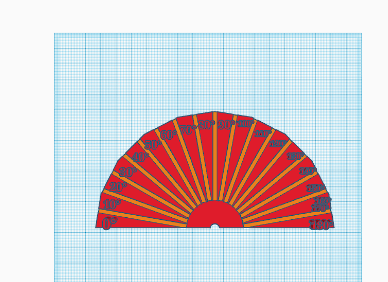 Protractor by Space_Explorer25 | Download free STL model | Printables.com