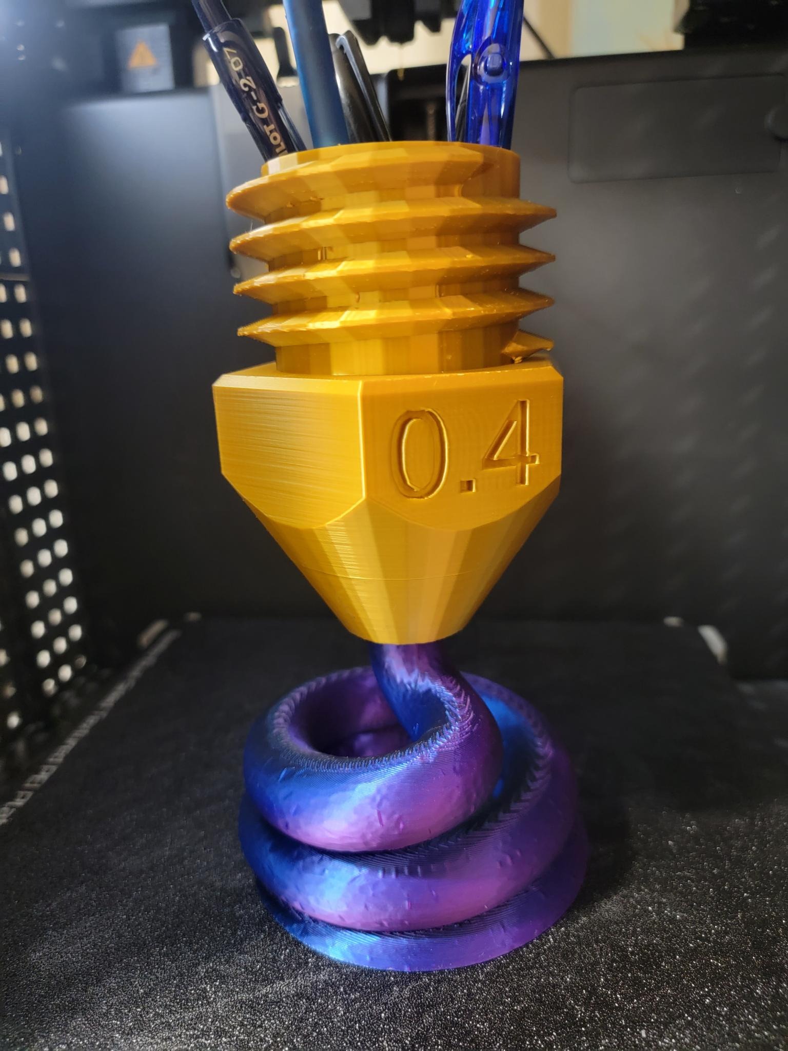 3D Printing Nozzle Pen Holder by EricTheViking | Download free STL ...