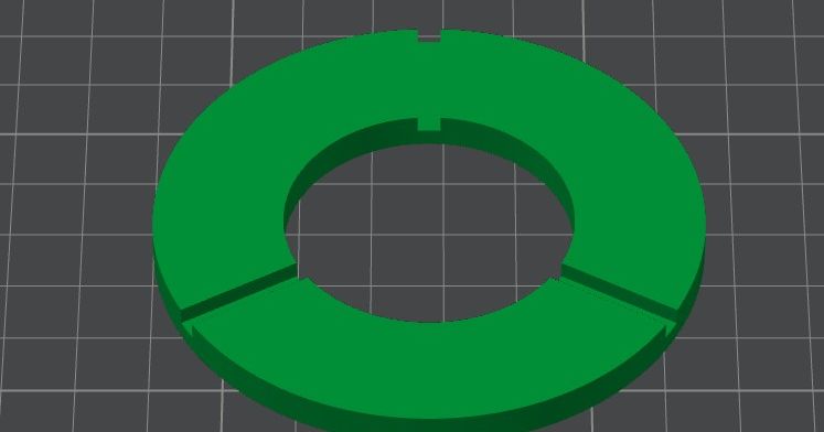 3in Diameter, 3 fin centering ring Prototype by Carson S. | Download free STL model | Printables.com