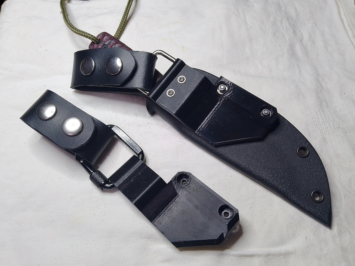 Sackimesser Belt Dangler for Kydex Sheath / Sacki Knife Schmiedeglut by ...