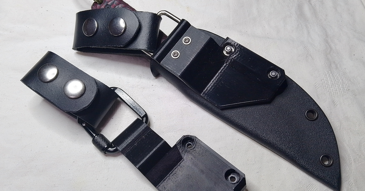 Sackimesser Belt Dangler for Kydex Sheath / Sacki Knife Schmiedeglut by ...