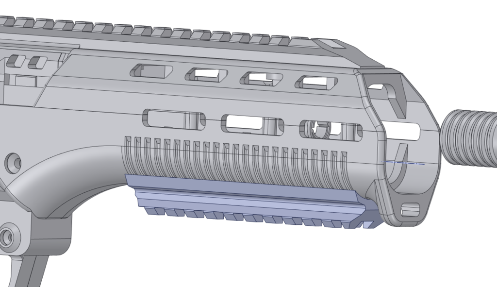 Lower Rail for SMG v5 by Klaus Daume | Download free STL model ...