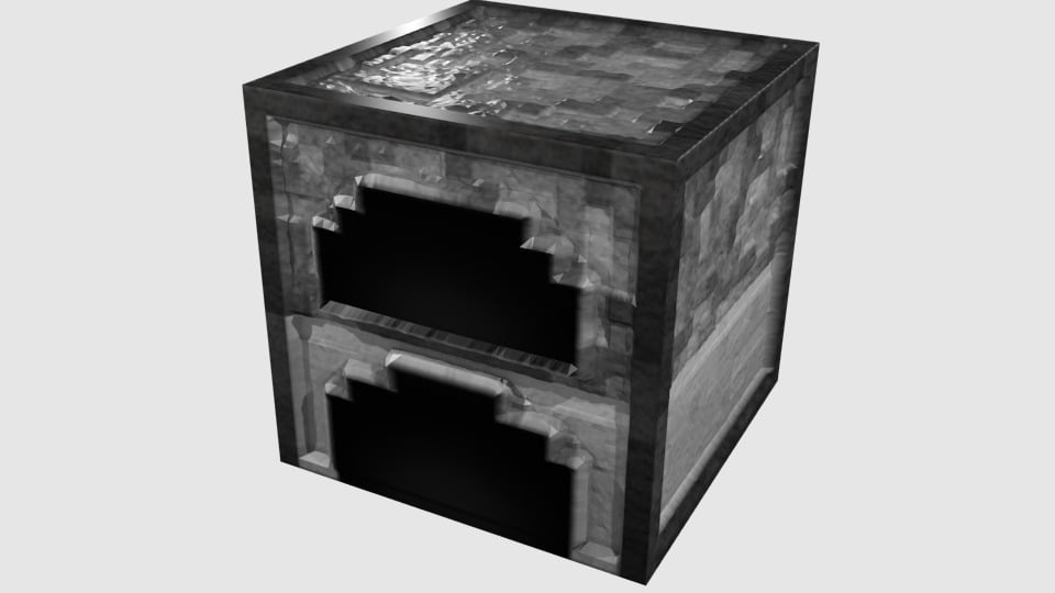 Minecraft furnace by Klaus Daume | Download free STL model | Printables.com