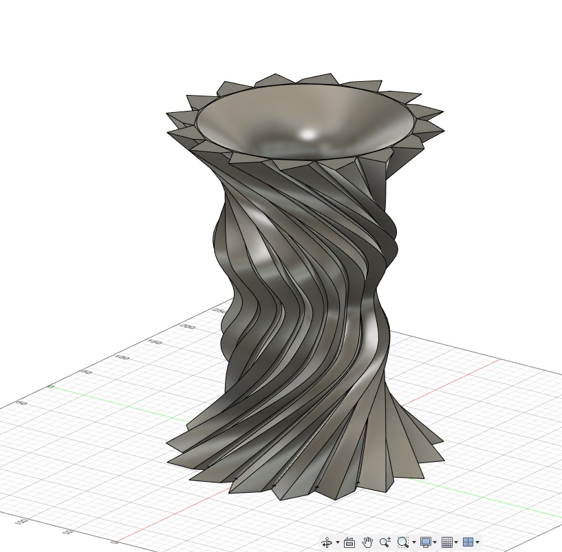 asymmetrical vase v2 by Leon Birkel | Download free STL model ...