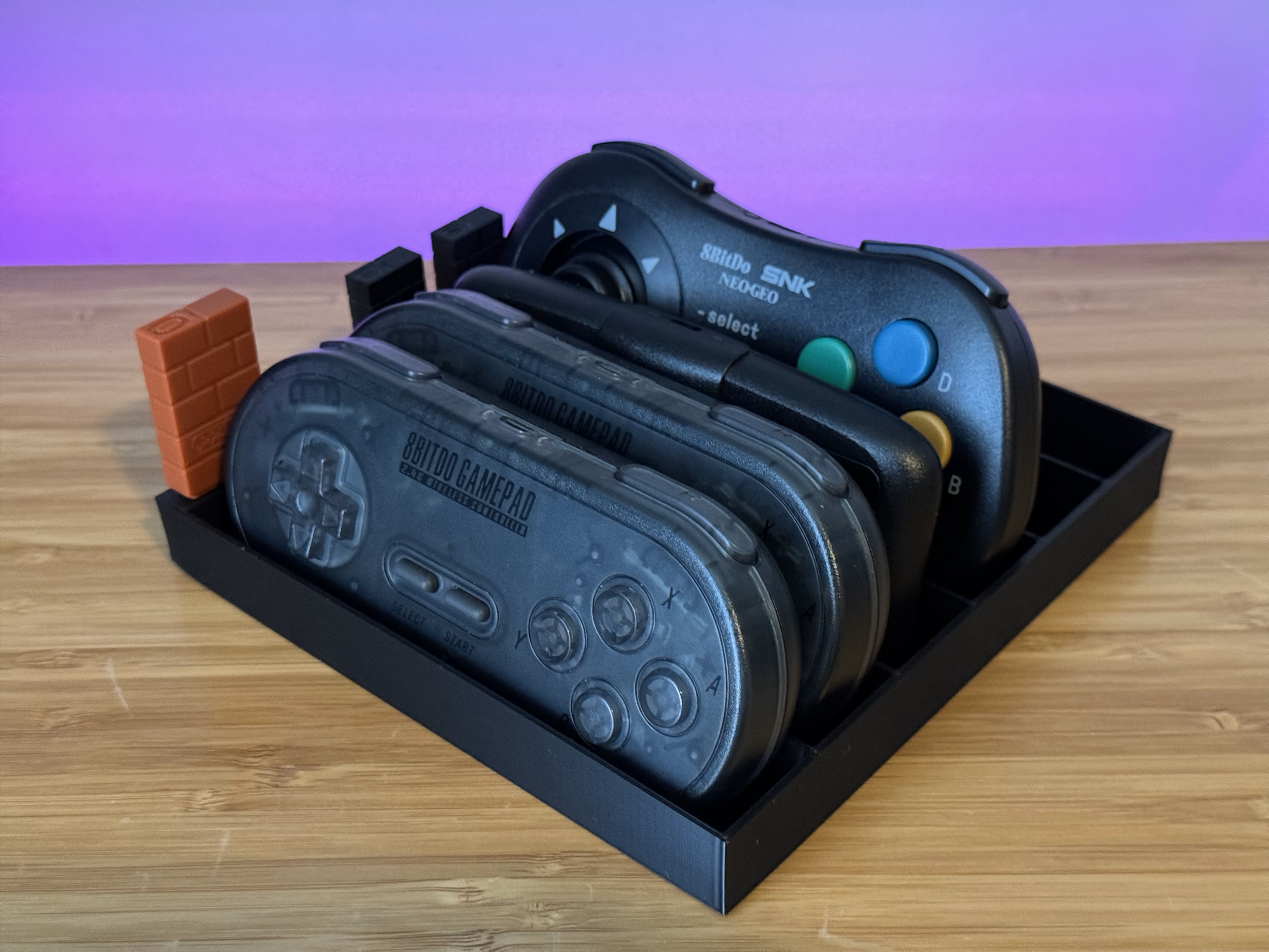 Retro Controller Holder with USB Slots by Kuro Houou | Download free ...